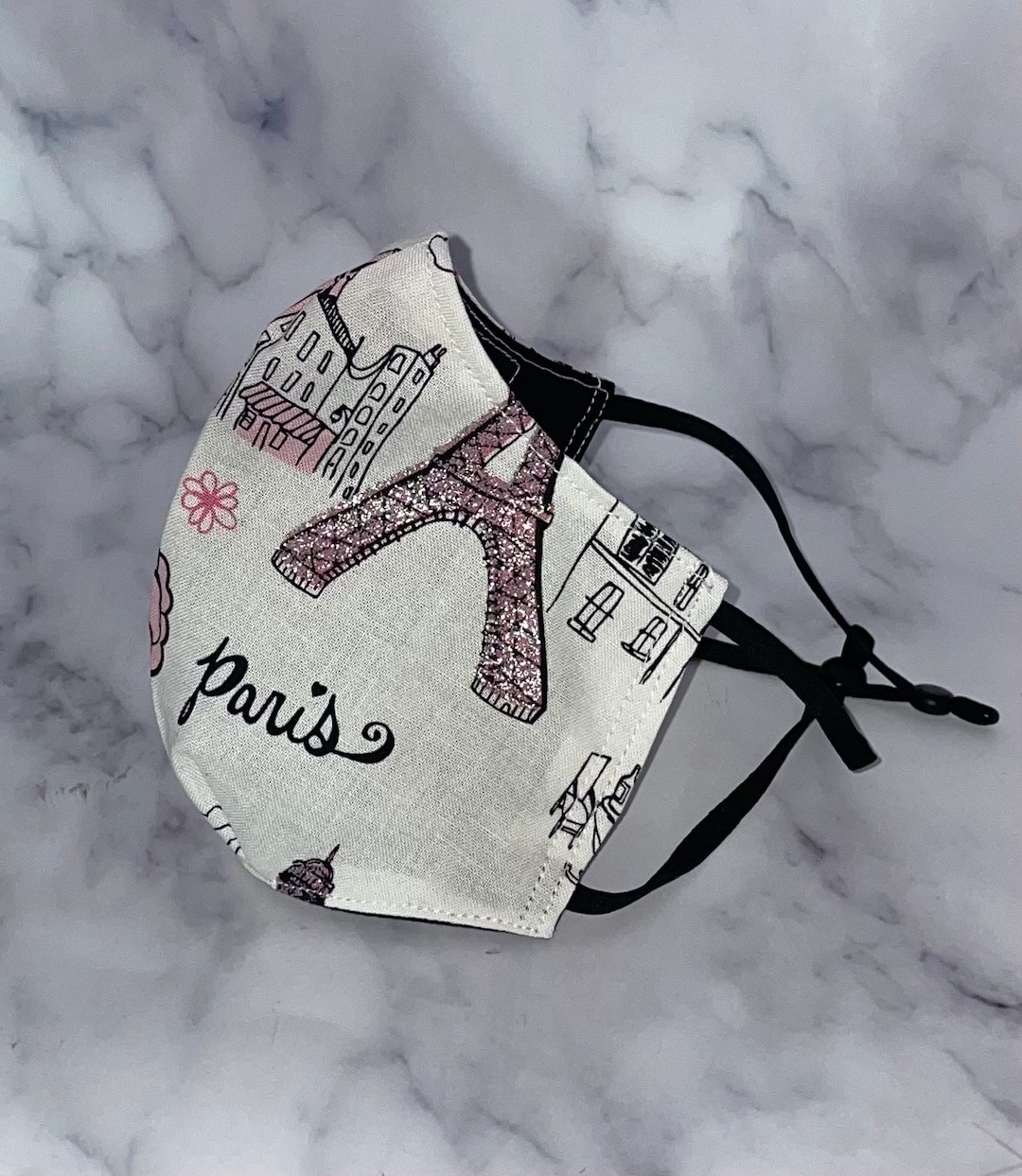 Paris Glitter Face Mask | Back-to-school | for Teenagers | Face Mask ...