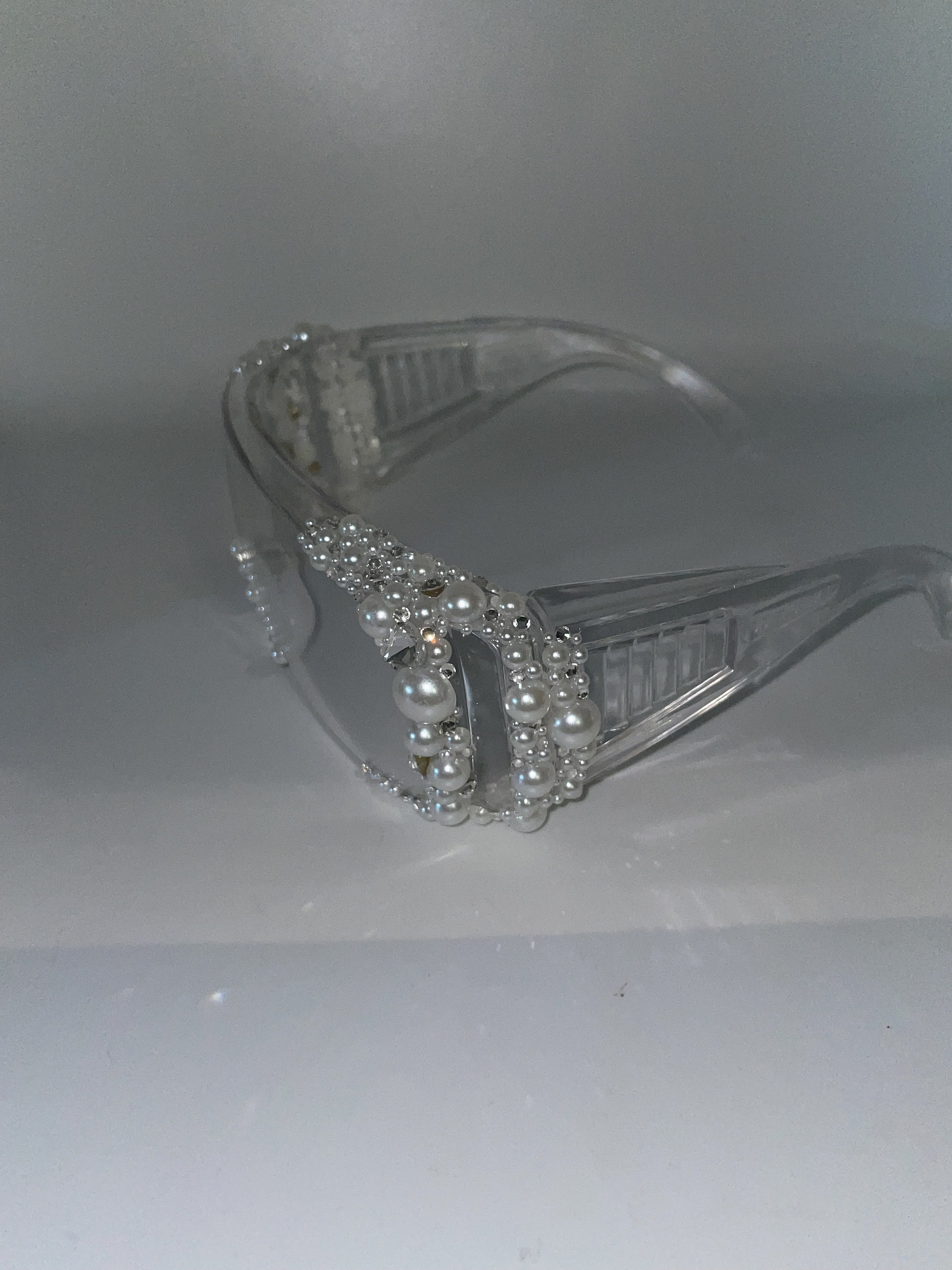 Pearl Rhinestone Eye Goggles | Women's Safety Glasses - Etsy