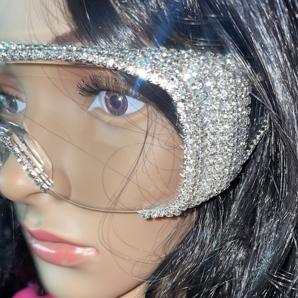 Bling Face Shield for Women - Etsy