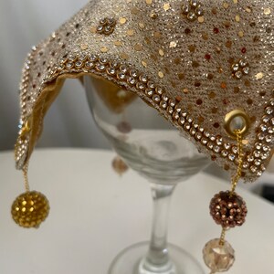Glass Cover | Gold Sparkly Design | Straw Hole for Easy Sipping | Anti ...
