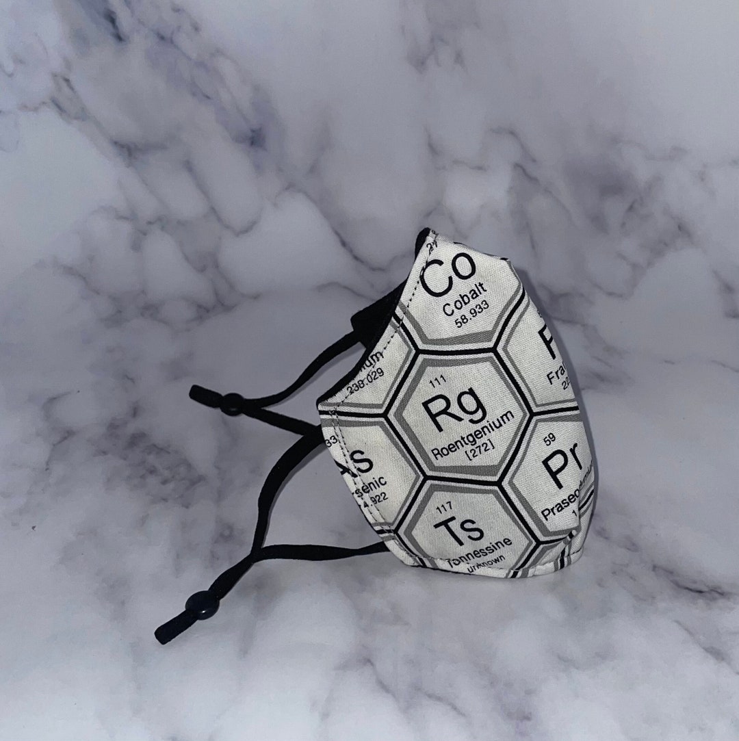 Periodic Table of Elements Face Mask for School for Toddlers for ...