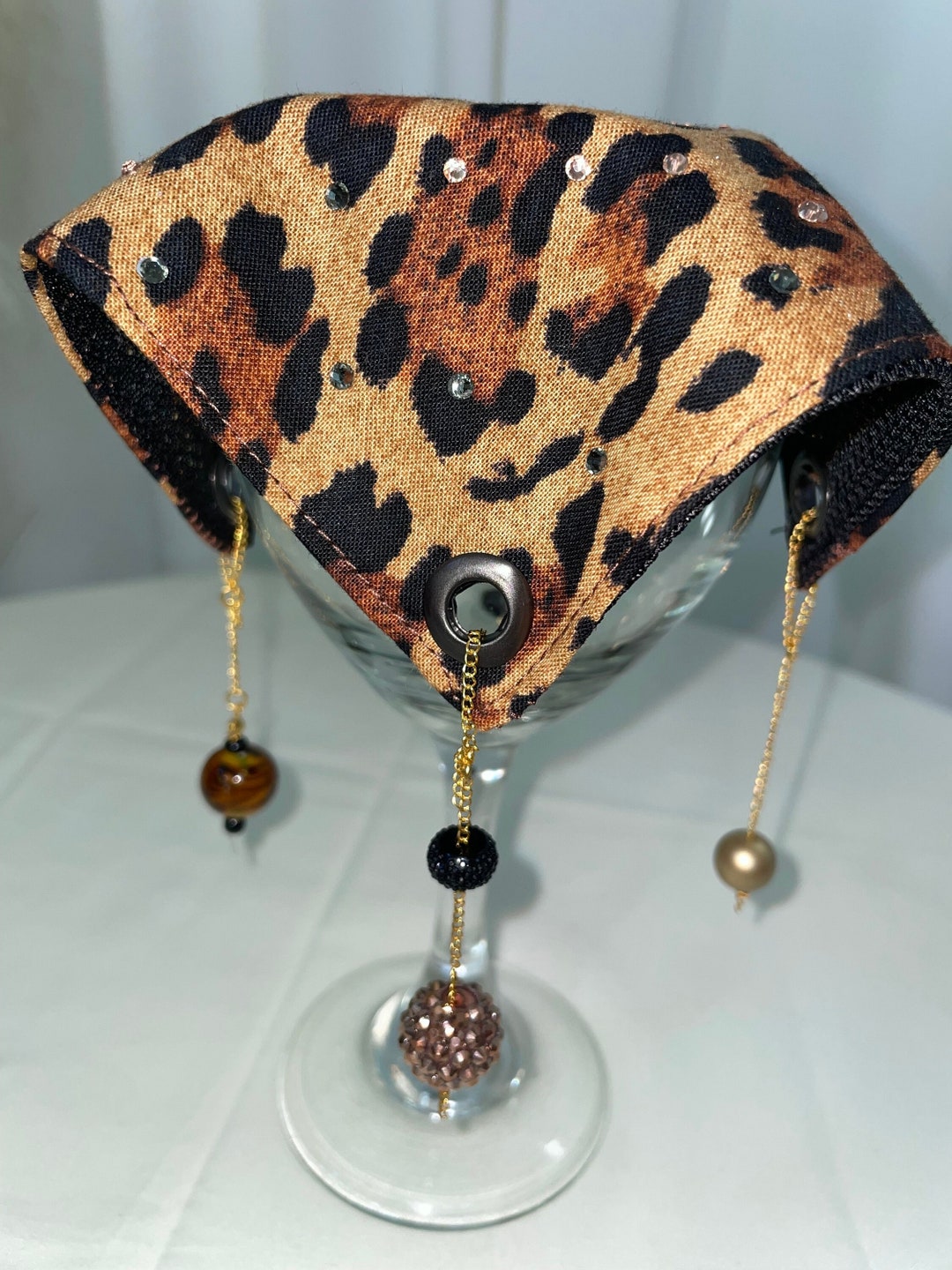 Leopard Print Cup Cover for Your Beverage | Animal Print Fabric ...