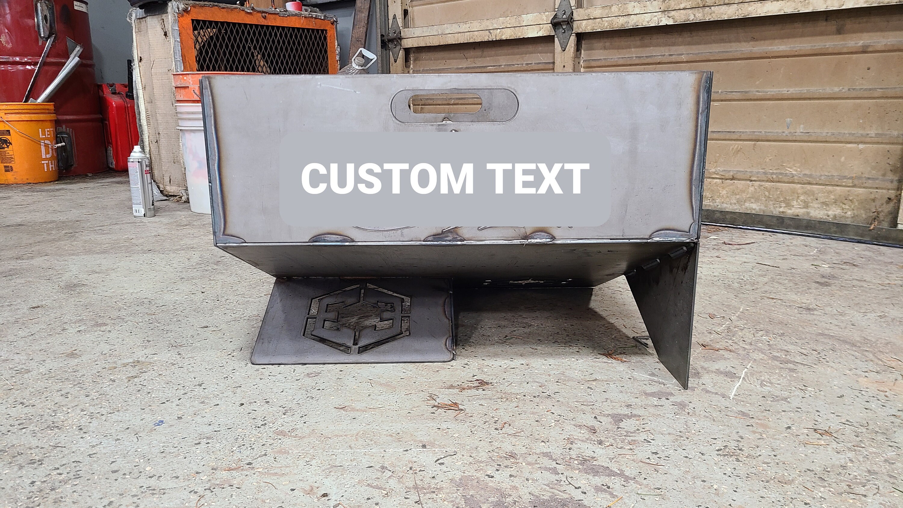 24 Custom Text or Logo Fire Pit - Etsy