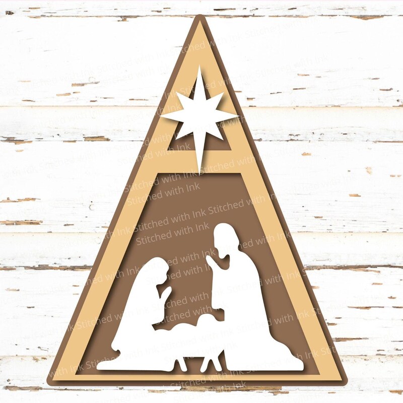 Nativity Silhouette - Etsy