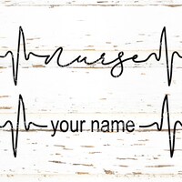 EKG Tech Svg & Clip Art Electrocardiogram Technician Ekg Tech Telemetry ...