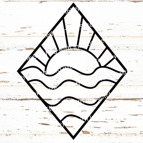 Wave Svg Ocean SVG Sun Svg Sunshine Svg Lake Svg Sunset - Etsy