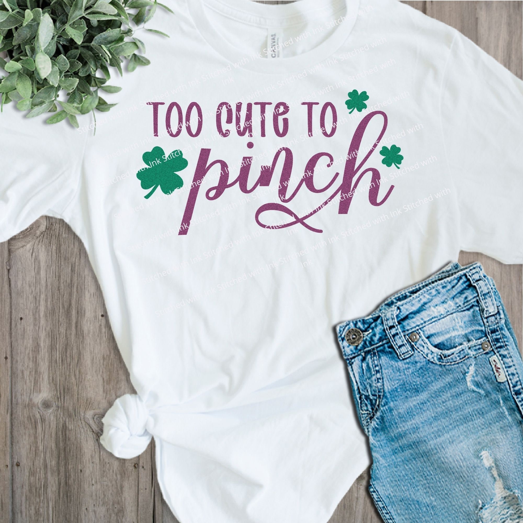 Too Cute to Pinch SVG St Patricks Svg Kids St Patricks Day | Etsy