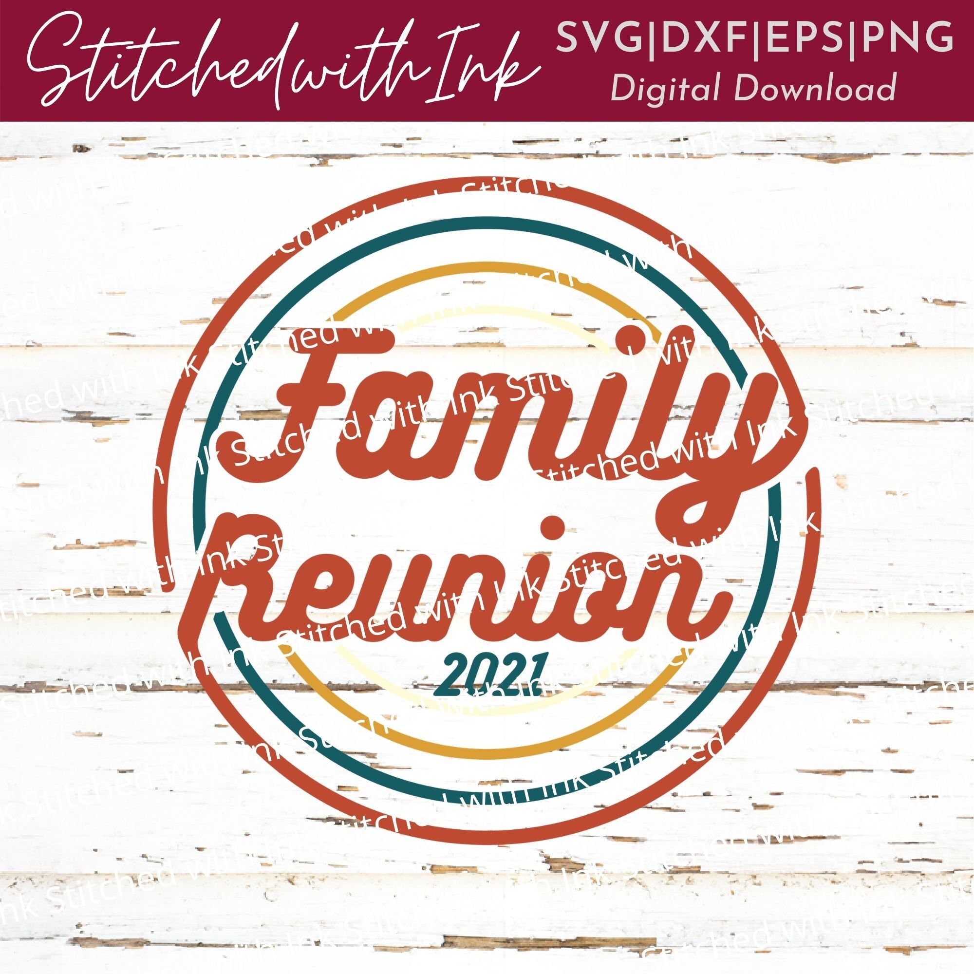 Family Reunion SVG Family Reunion Shirt SVG Retro Svg | Etsy