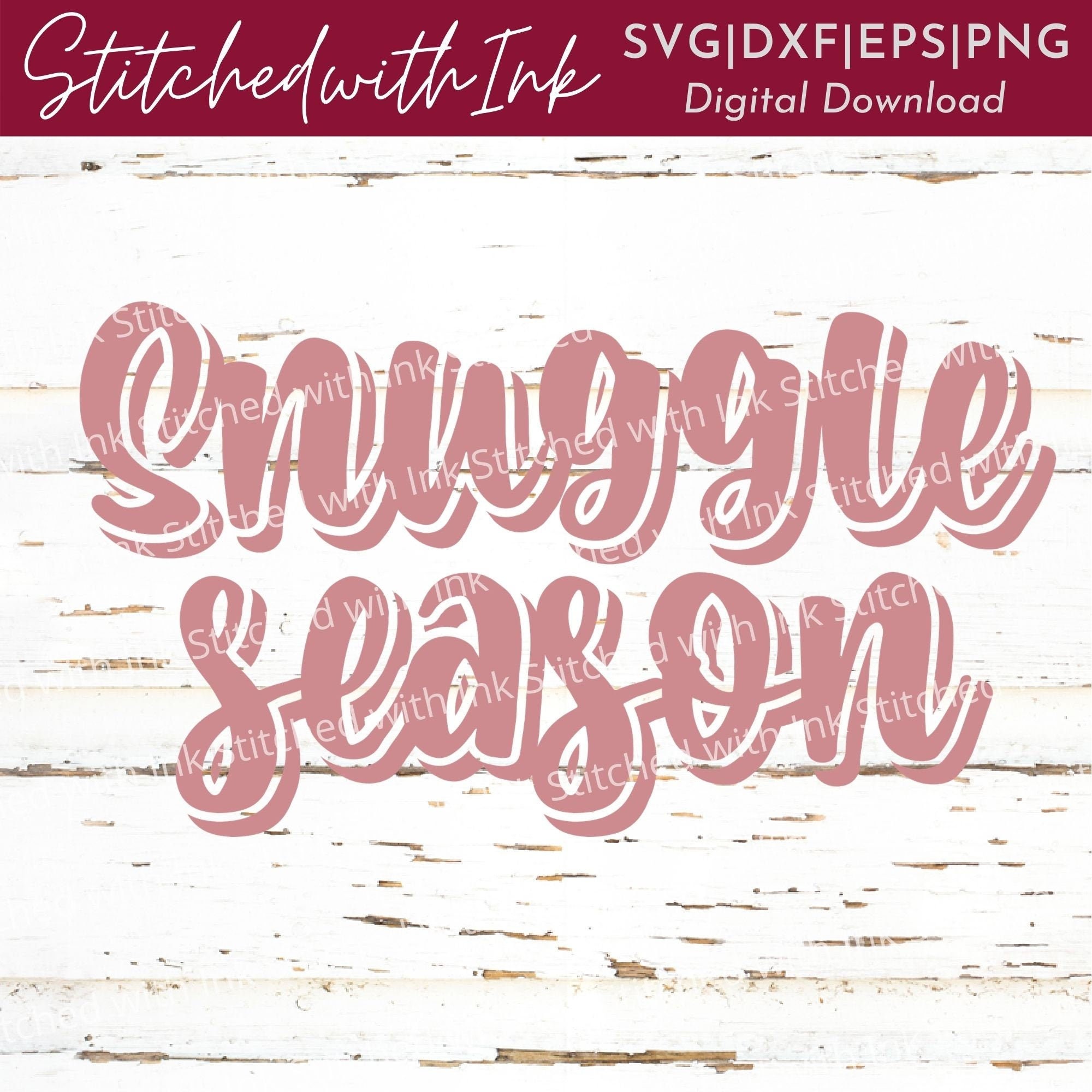 Snuggle Season SVG Sweater Weather Svg Fall Quote Svg | Etsy