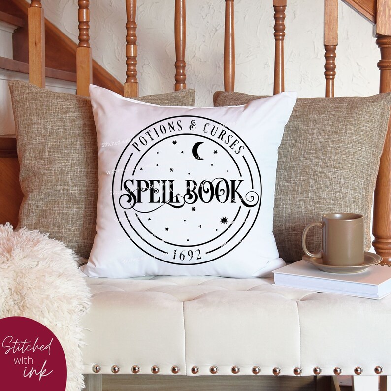 Spell Book SVG Witchcraft Svg Potion Svg Spellbook Svg - Etsy