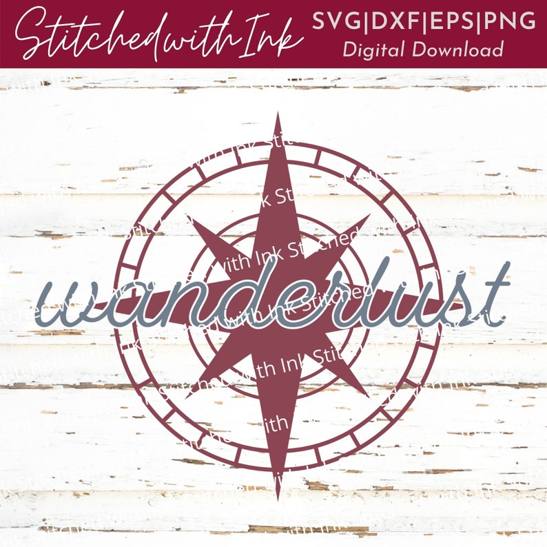 Wanderlust Svg, Compass Svg, Travel SVG, Adventure Svg, Explore Svg ...