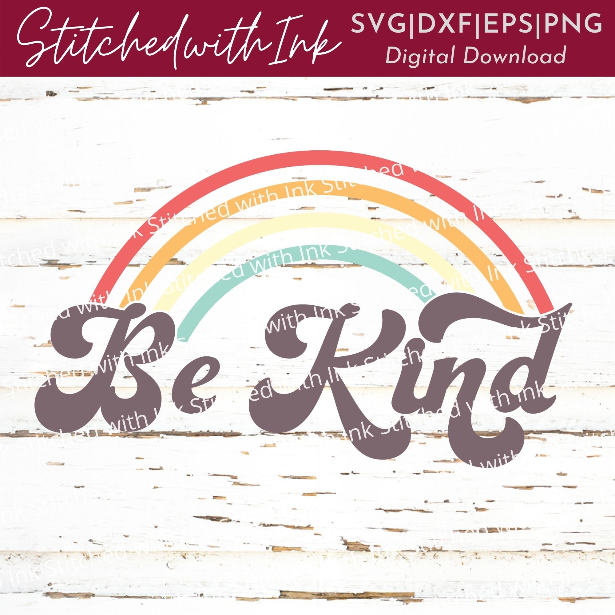 Be kind Rainbow Svg Choose Kindness Svg Be kind Svg Rainbow | Etsy