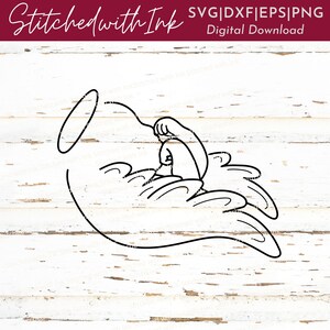 Angel Wings SVG, Baby Loss Memorial Svg, Pregnancy Loss Line Art ...