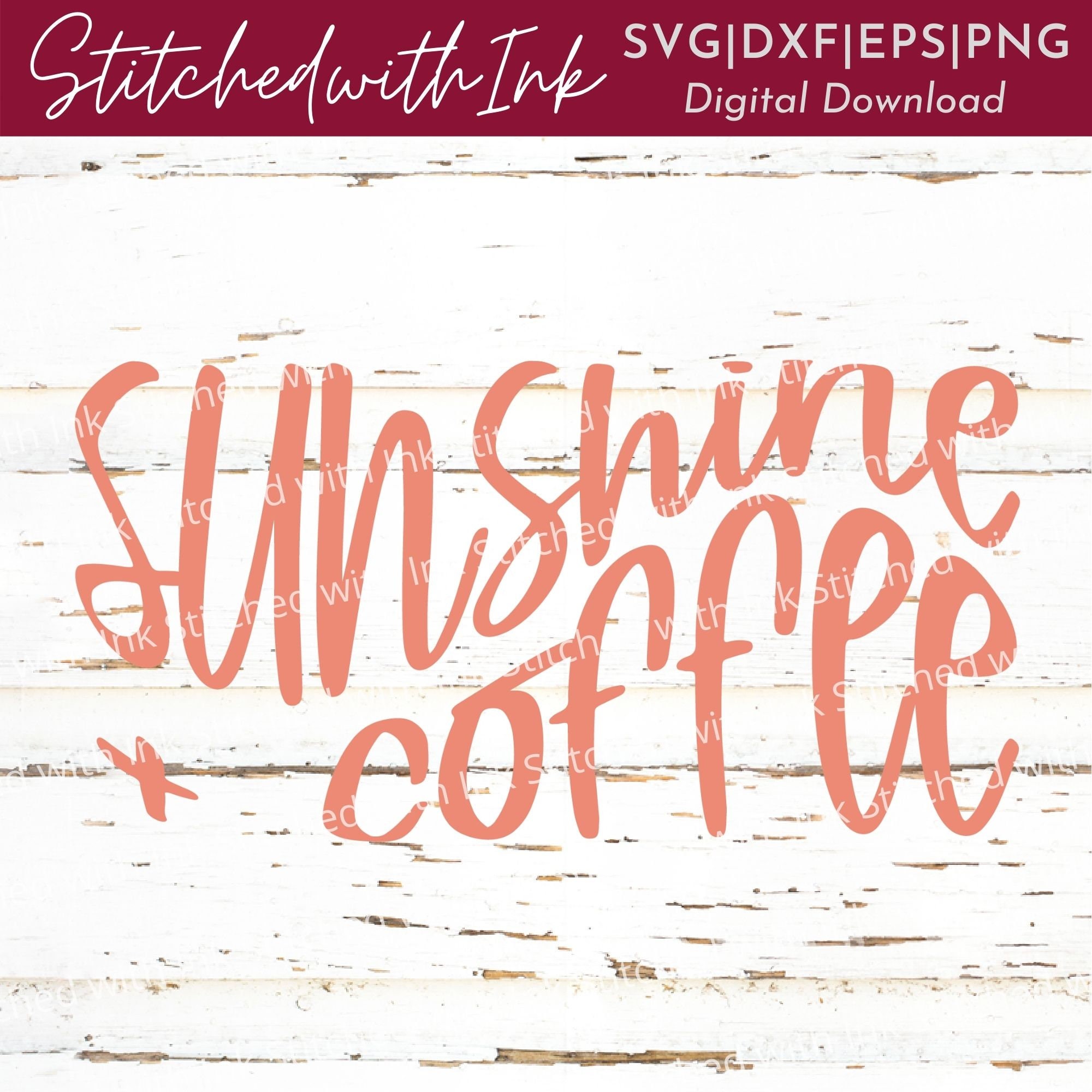 Sunshine and Coffee Svg, Sunshine Svg, Coffee Cup Svg, Boho Svg, Summer ...