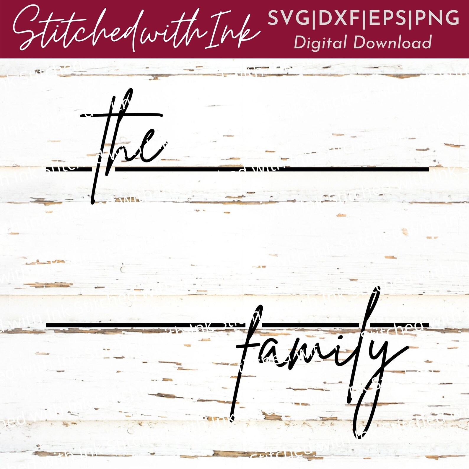 Name Monogram Svg Last Name SVG Family Monogram Svg Family - Etsy