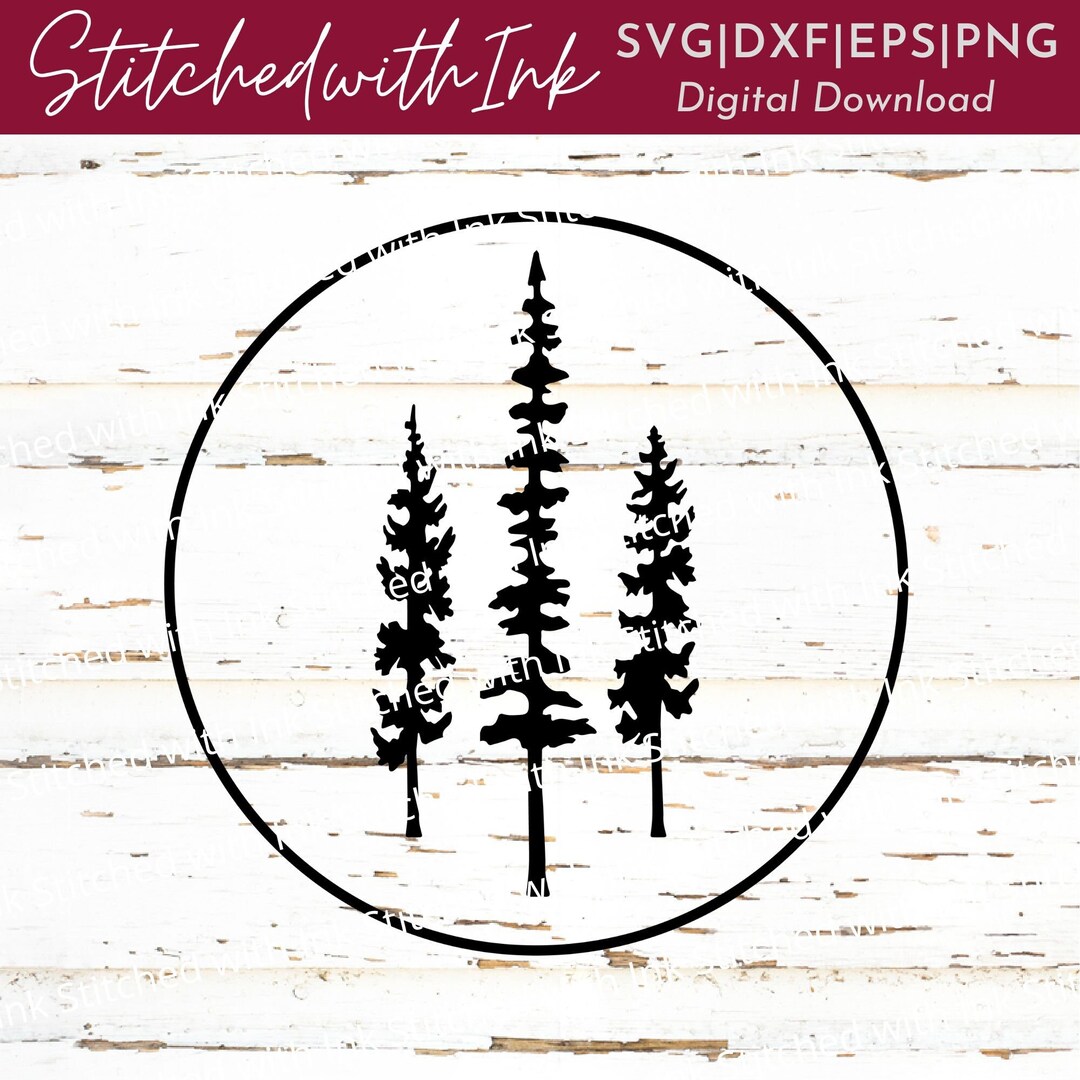 Pine Tree Svg, Tree Silhouette Svg, Simple Tree Svg, Nature Svg ...