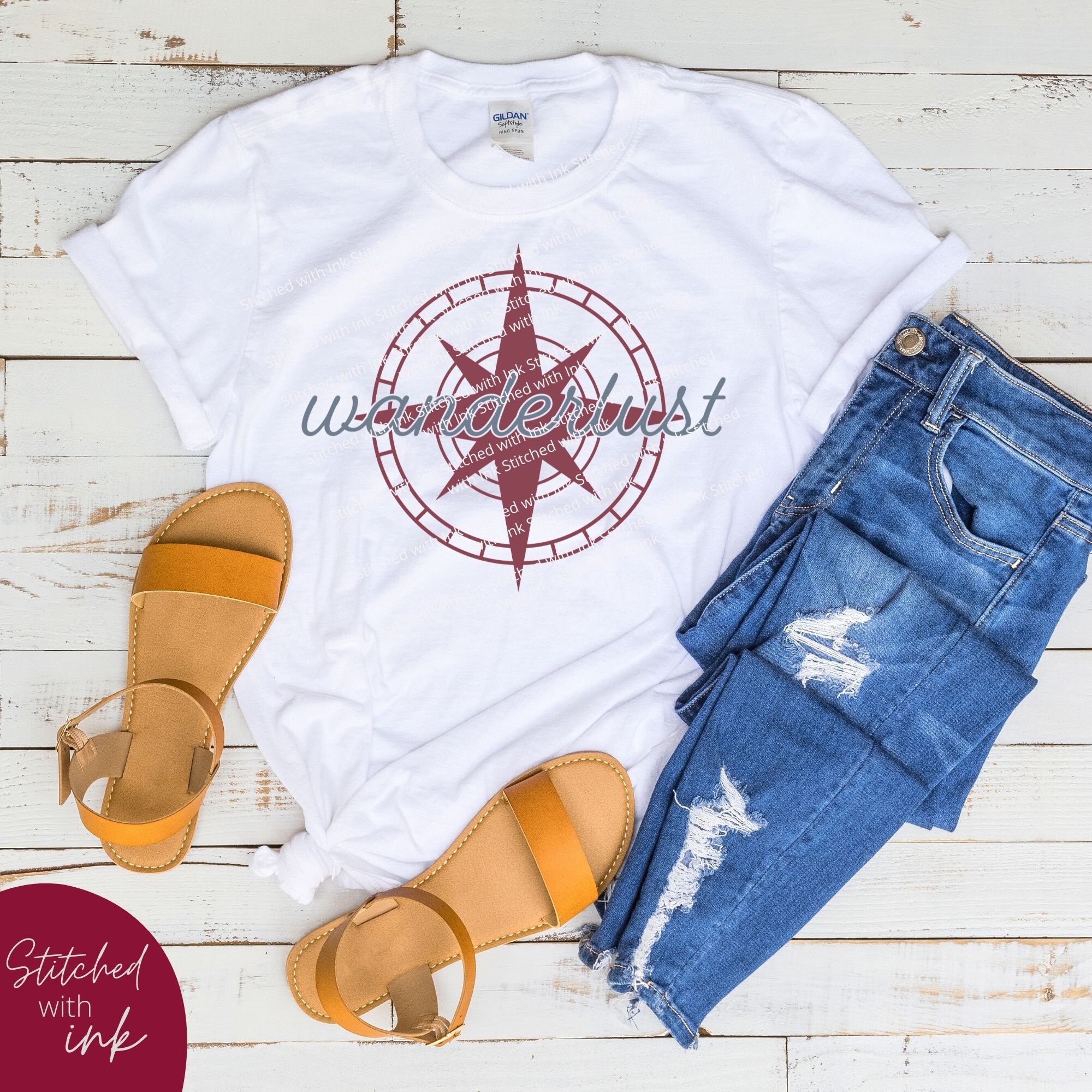 Wanderlust Svg Compass Svg Travel SVG Adventure Svg | Etsy