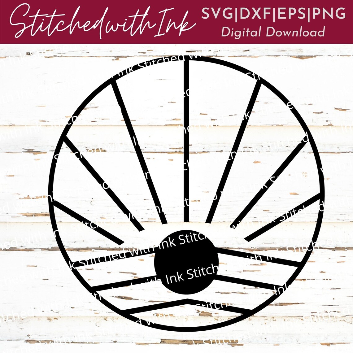 Sunset Svg Landscape Svg Nature Svg Outdoors Svg Boho SVG - Etsy