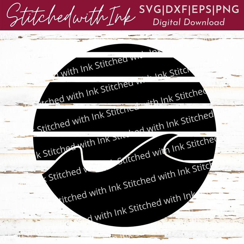 Wave Svg Waves Svg Ocean SVG Sunset Svg Beach Png Ocean - Etsy