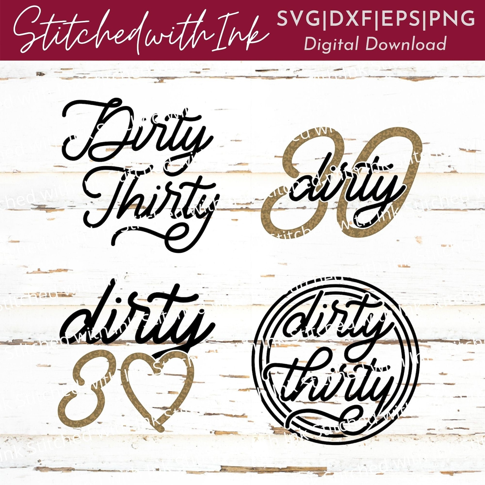 Dirty 30 Svg, Dirty Thirty Svg, 30th Birthday Svg, 30 Birthday Svg ...