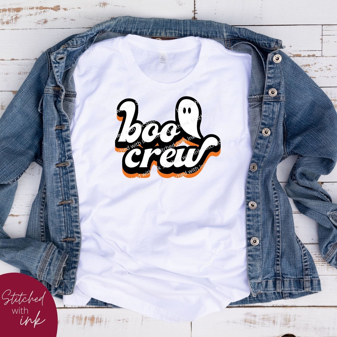 Boo Crew SVG the Boo Crew Halloween Svg Ghost Svg Boo | Etsy