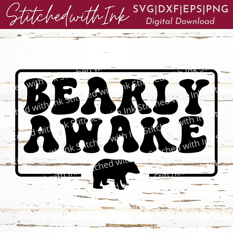 Bearly Awake Svg Coffee Mug Svg Bear Svg Family Christmas | Etsy