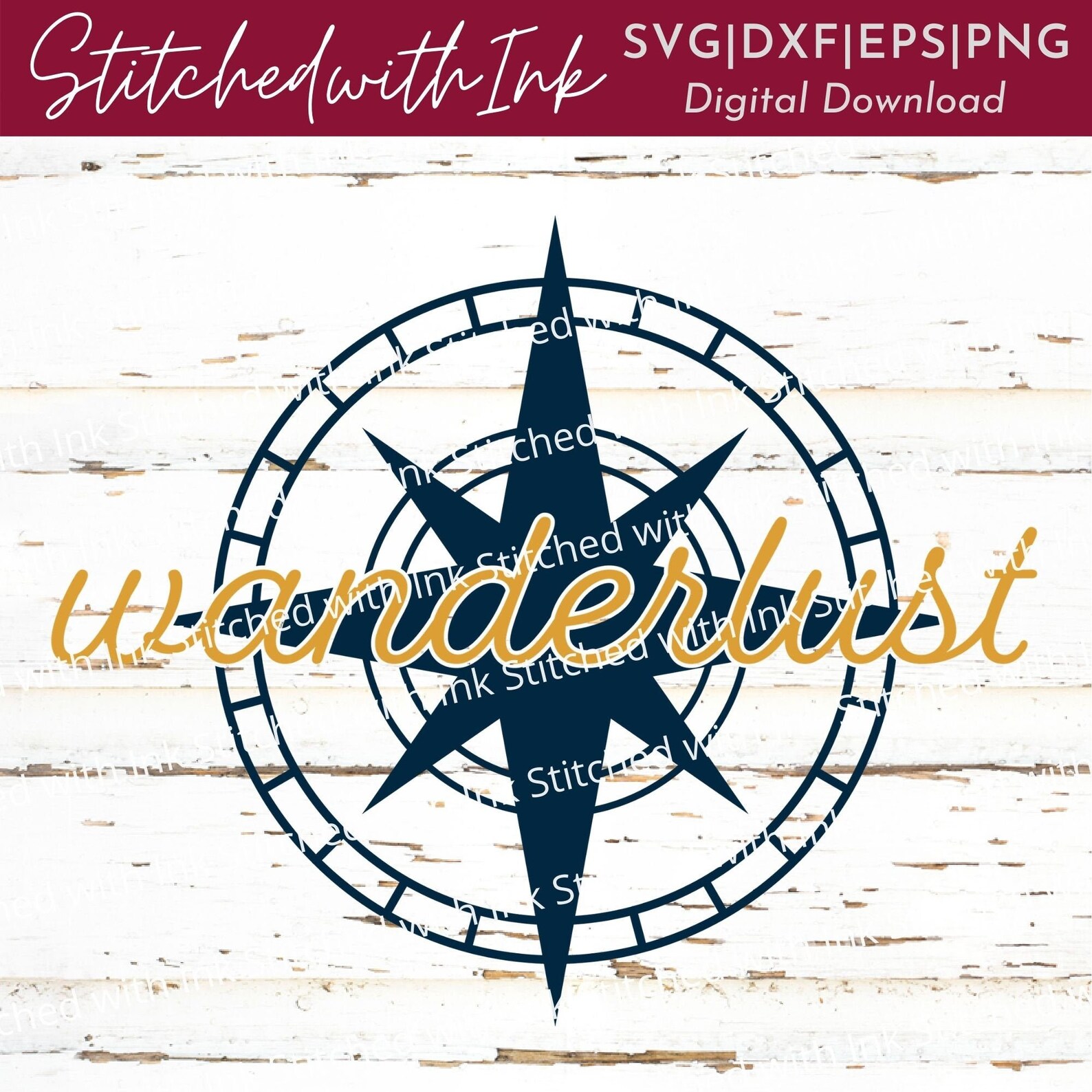 Wanderlust Svg Compass Svg Travel SVG Adventure Svg - Etsy