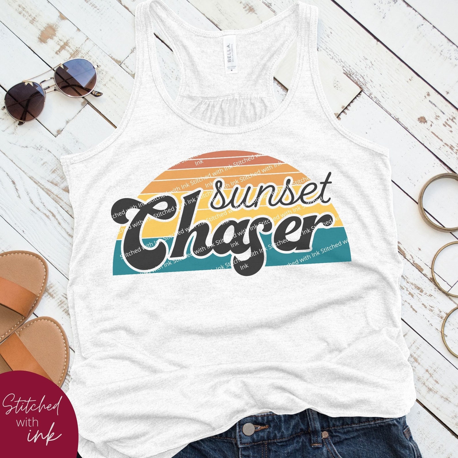 Sunset Chaser PNG Sunset Svg Retro Sunset Svg Sunset Chaser - Etsy