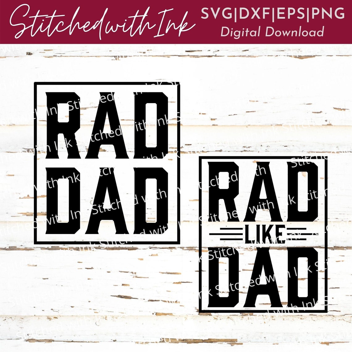 Father Son Svg Father and Son Svg Rad Dad Svg Fathers Day - Etsy