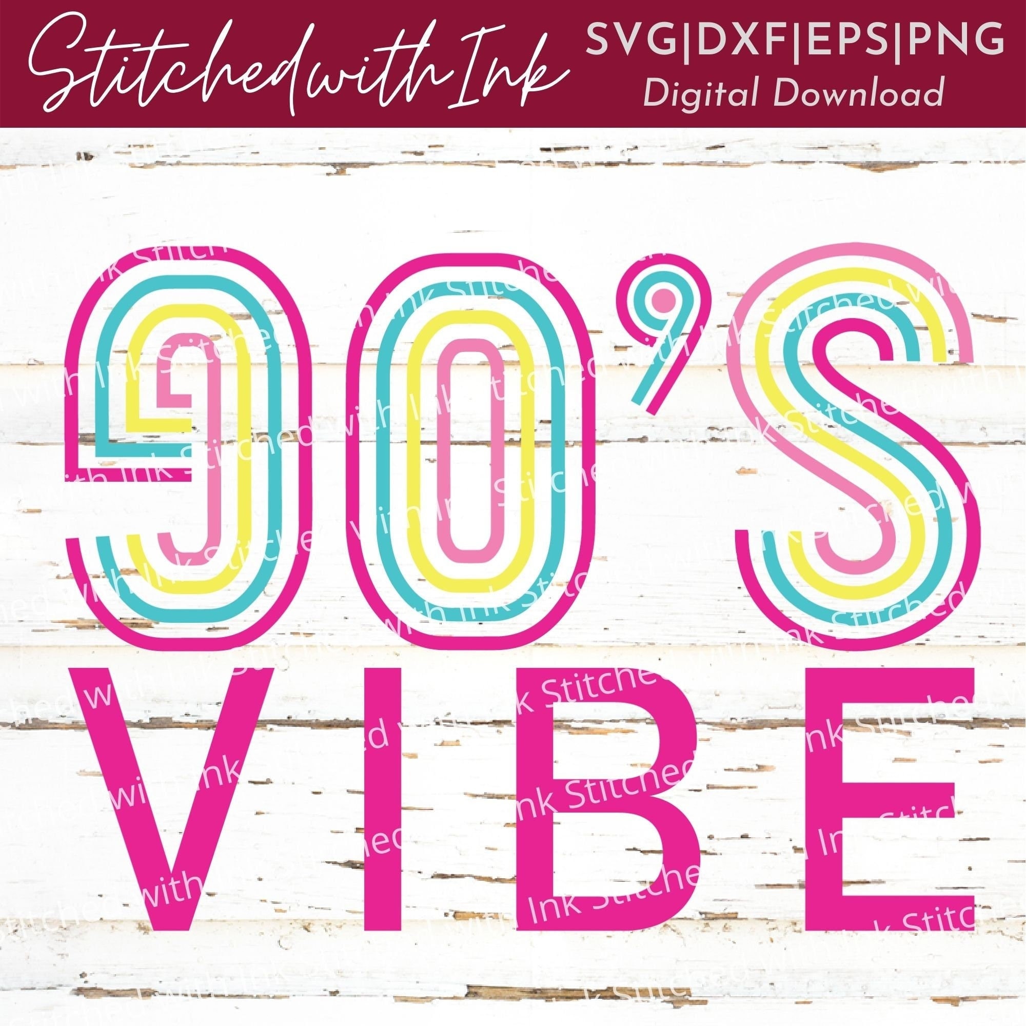 90s SVG 90's Vibe Svg 90s Nostalgia 90s PNG Retro Svg - Etsy