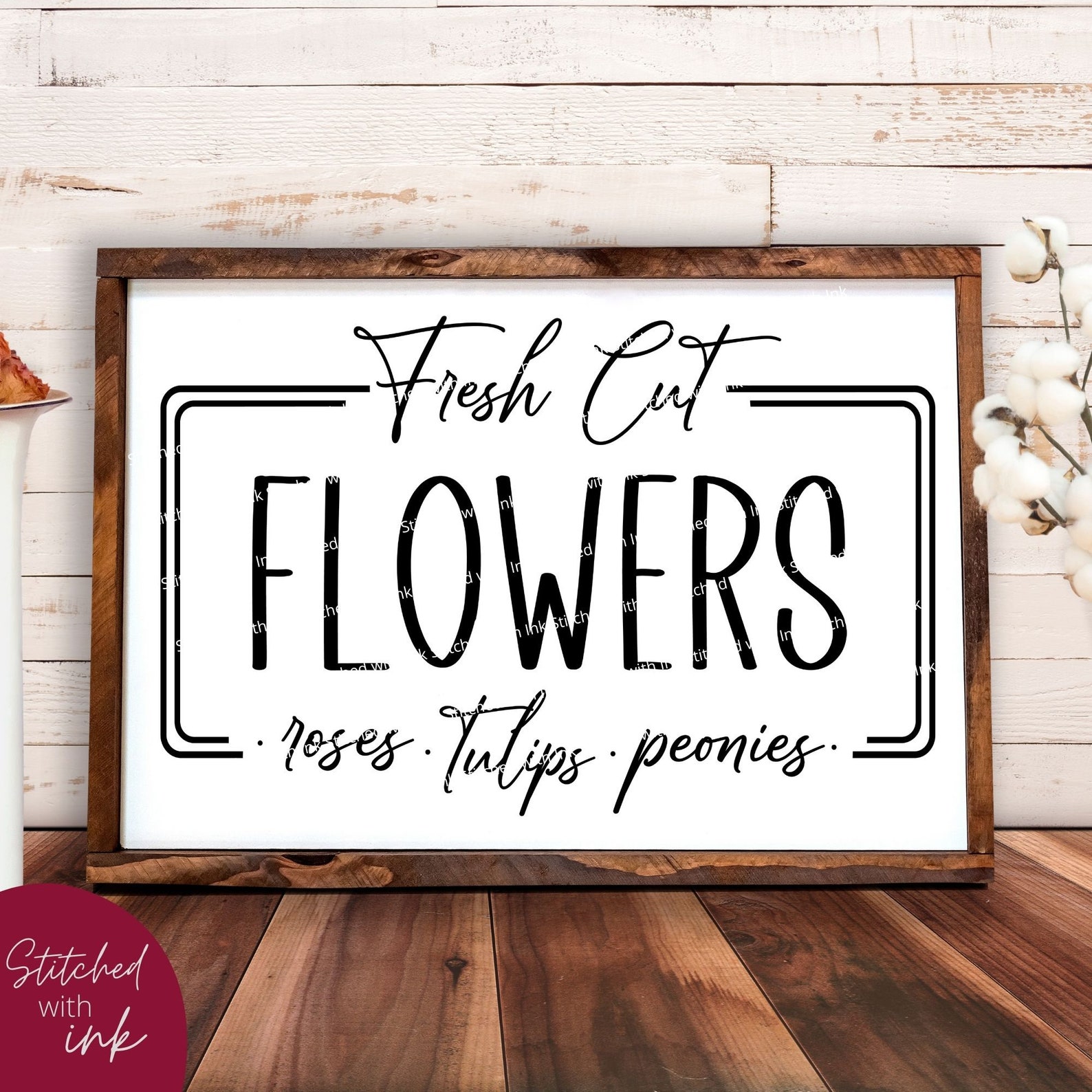 Flower Market SVG Spring Svg Fresh Cut Flowers Svg | Etsy