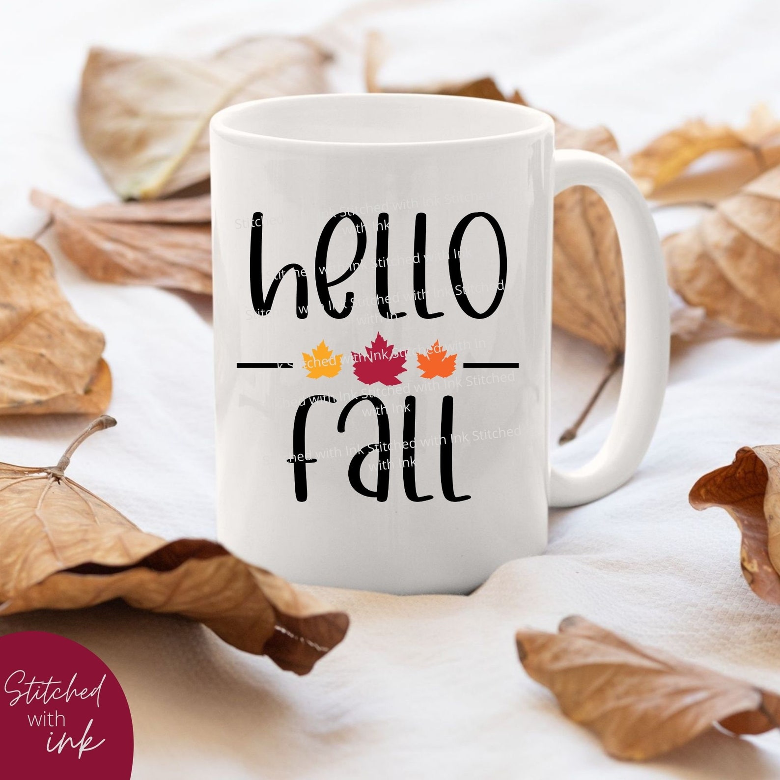 Hello Fall Svg Hello Fall Png Leaves Svg Fall Svg Fall Svg - Etsy