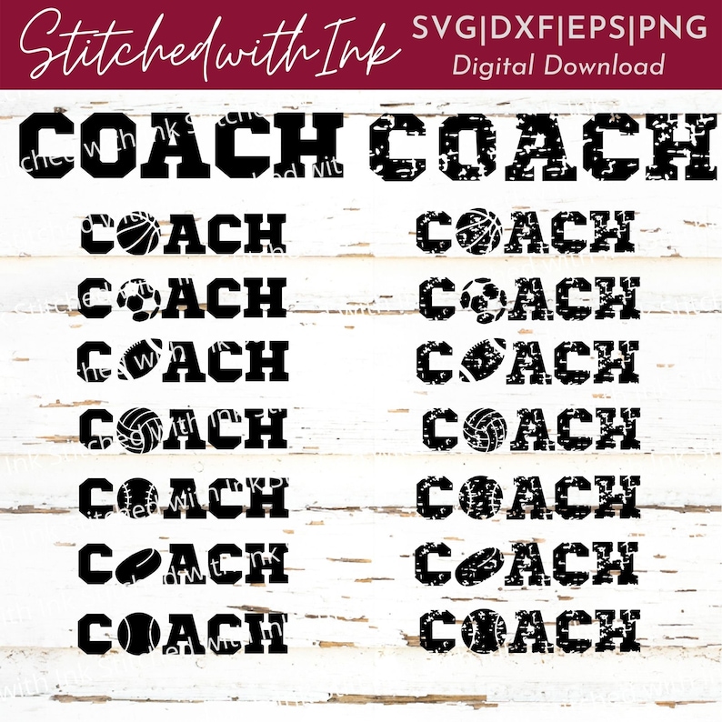 Coach Svg, Hockey Coach Svg, Basketball Coach Svg, Football Coach Svg ...