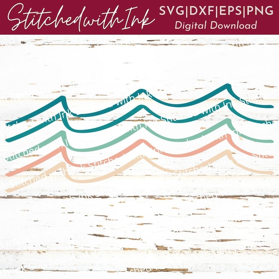 Wave Svg Waves Svg Ocean SVG Lake Svg Beach Png Wave - Etsy