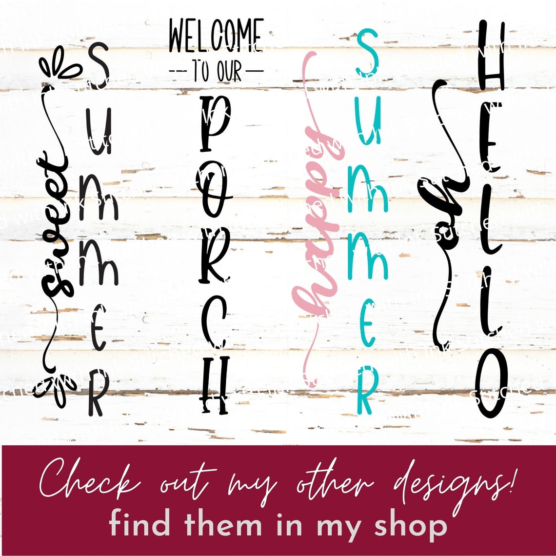 Sunshine Porch Sign Svg, Summer Vertical Svg, Vertical Sign Svg, Tall ...