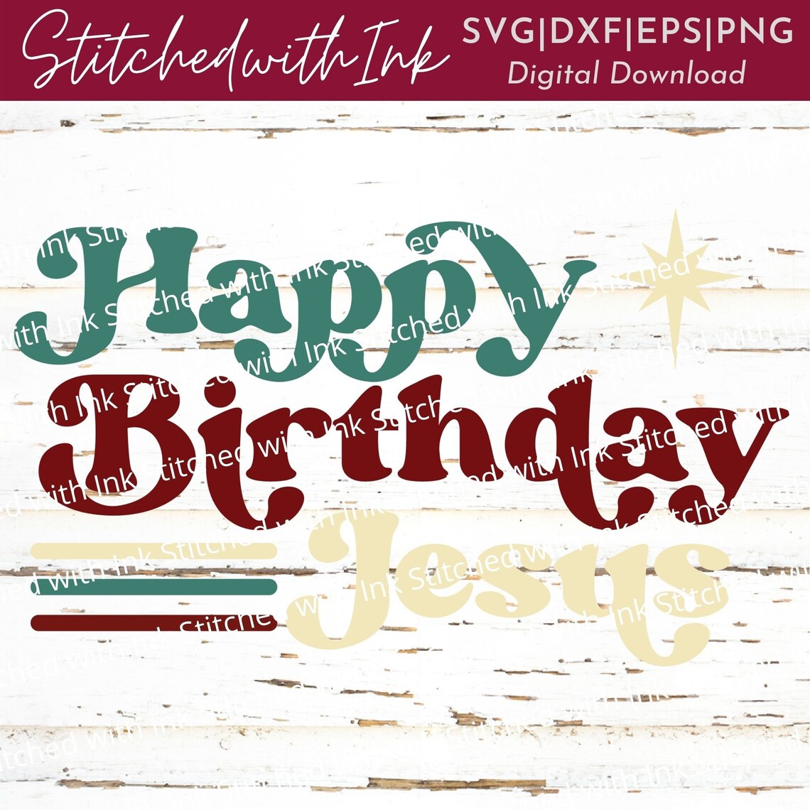 Happy Birthday Jesus Svg, Christmas Svg, Jesus Svg, Christian Svg ...