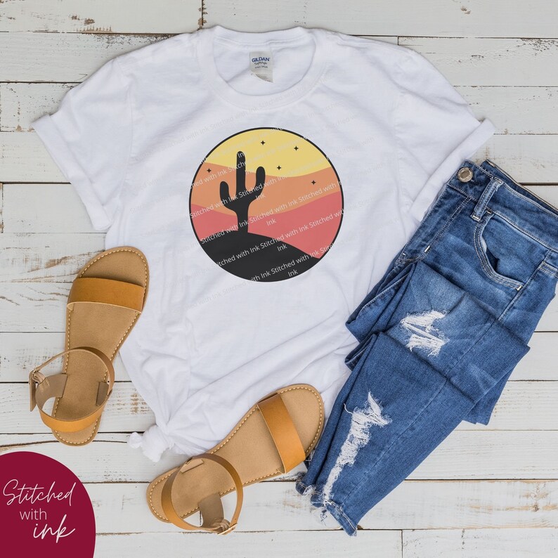 Cactus Svg, Cactus Png, Sunset Svg, Desert Svg, Cactus Sunset Png ...