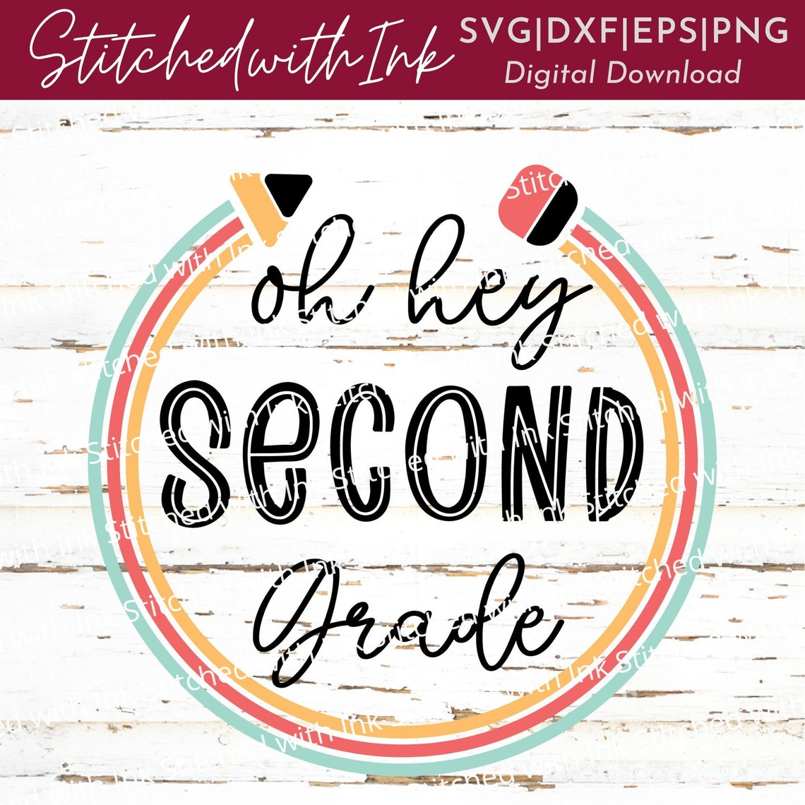 Oh Hey Second Grade Svg Second Grade Svg 2nd Grade Svg - Etsy