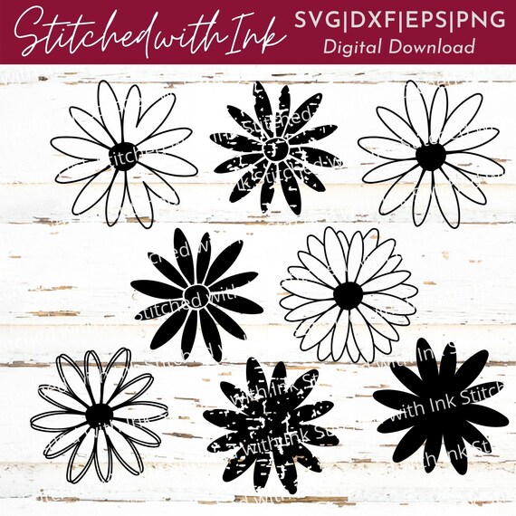 Daisy Svg Daisy Flower Svg Layered Flower Svg Spring Svg - Etsy