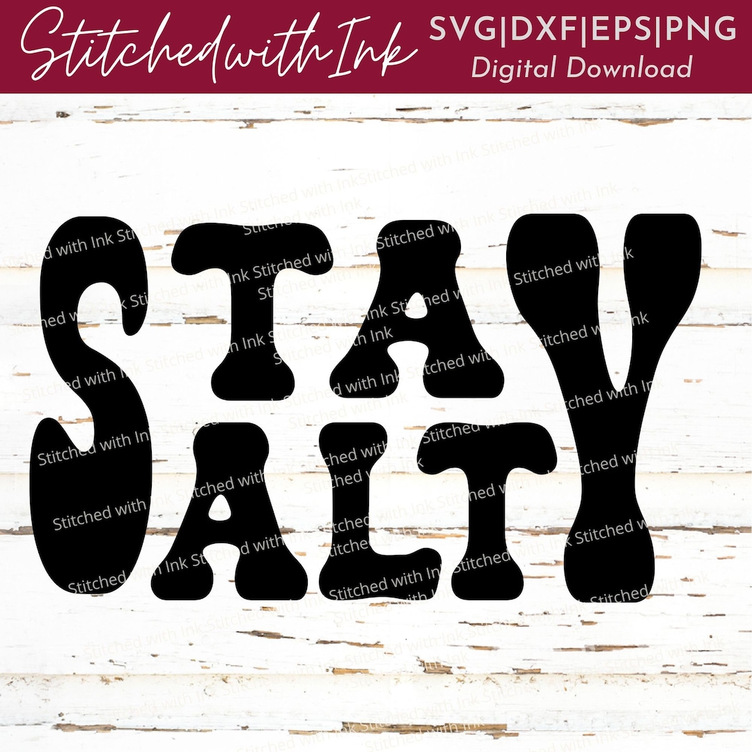 Stay Salty, Beach Svg, Ocean SVG, Salty Png, Summer Svg, Vacation Svg ...