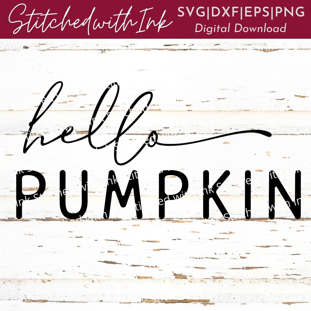 Hello Pumpkin Svg, Hello Pumpkin Png, Pumpkin Svg, Fall Doormat Svg ...