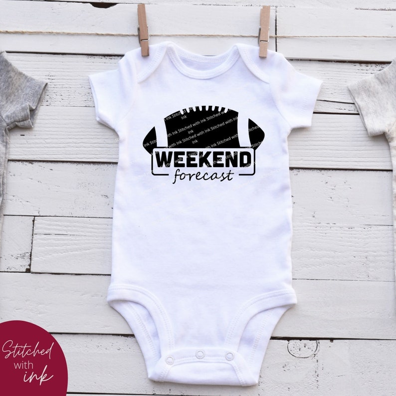 Weekend Forecast SVG Football SVG Game Day Football SVG - Etsy