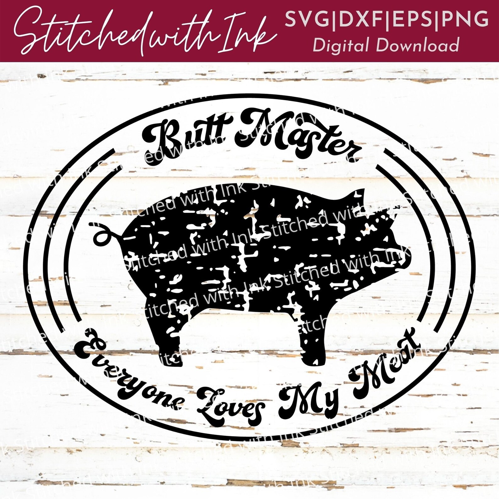 Everyone Loves My Meat Svg BBQ Svg Pig SVG Grilling Svg - Etsy