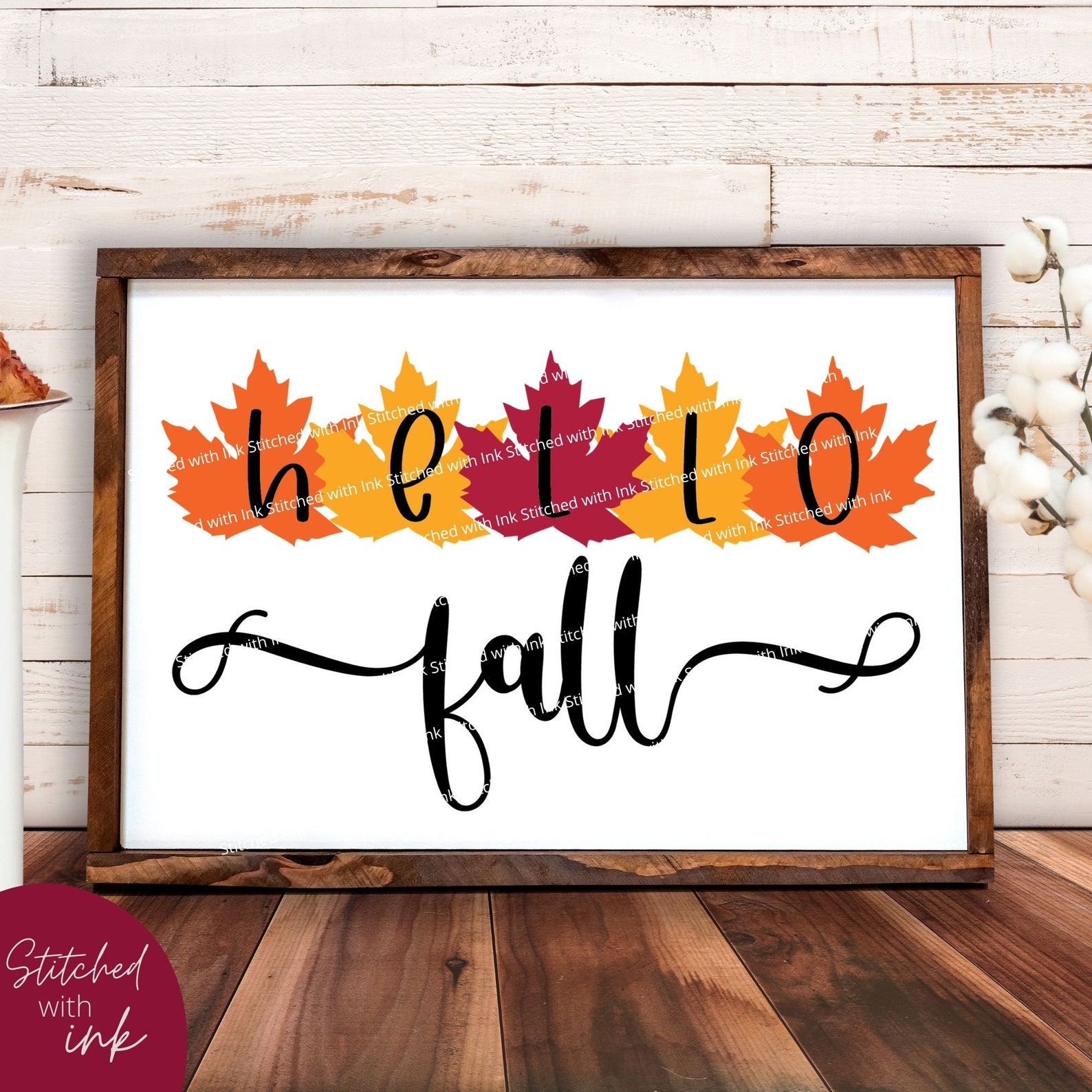 Hello Fall Svg Hello Fall Png Leaves Svg Fall Svg Fall Svg - Etsy