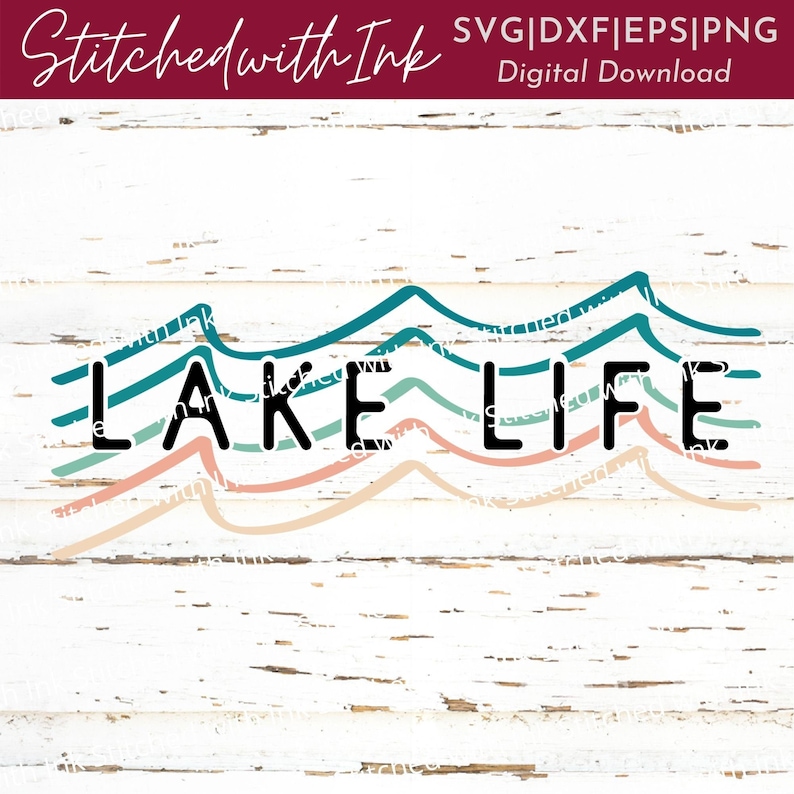 Lake Life Svg Wave Svg Lake Svg Boating Svg Lake Life Png - Etsy