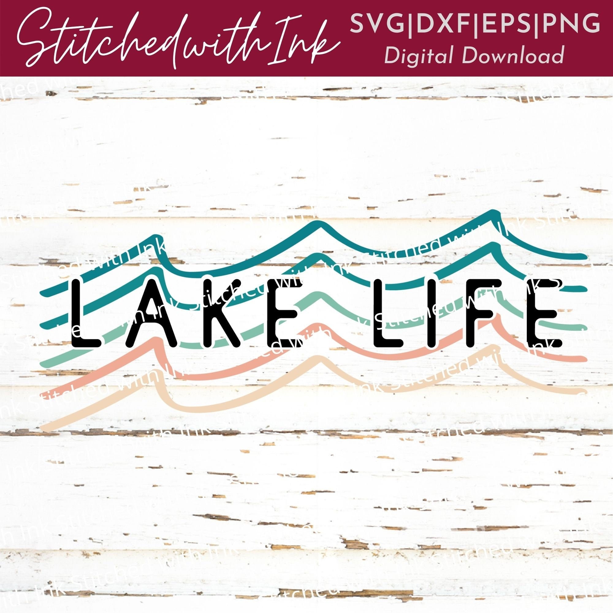 Lake Life Svg Wave Svg Lake Svg Boating Svg Lake Life Png - Etsy