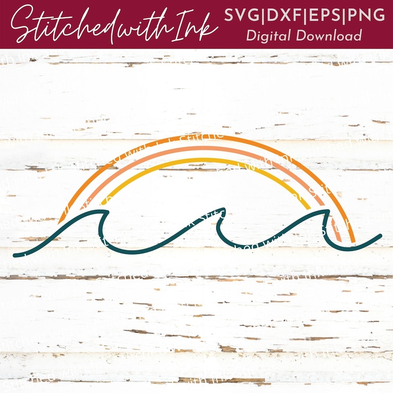 Wave Svg Ocean SVG Sun Svg Sunshine Svg Lake Svg Sunset - Etsy