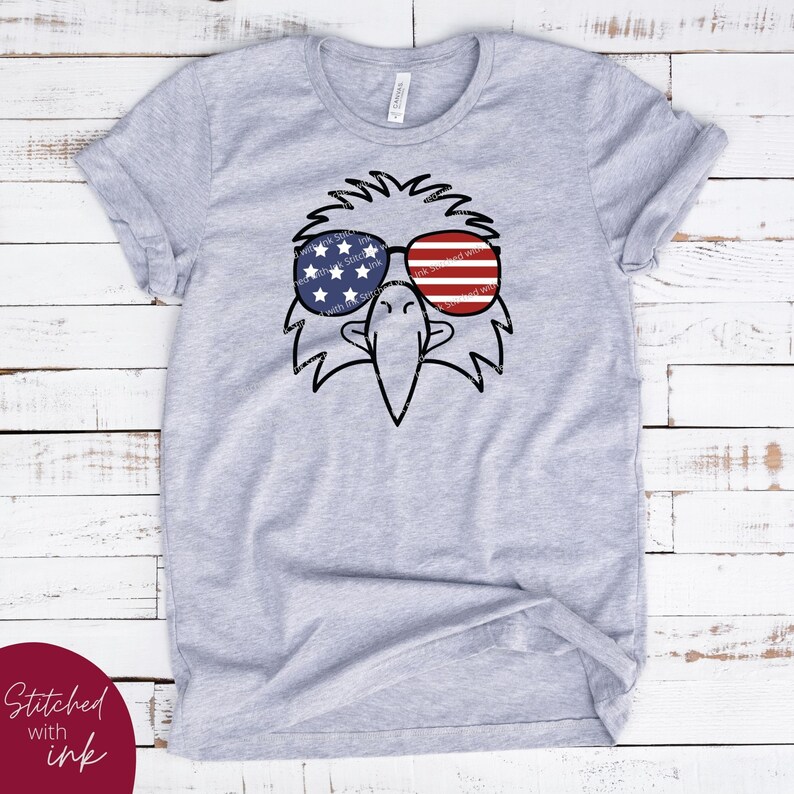 Patriotic Eagle Svg 4th of July Svg American Flag Svg - Etsy