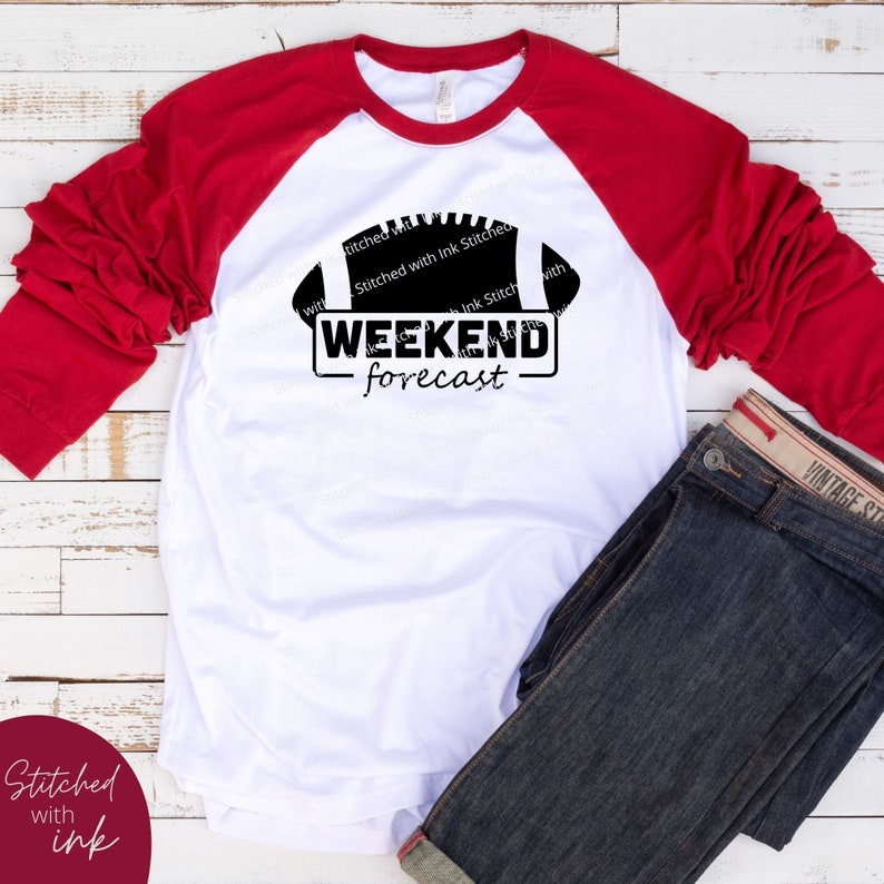 Weekend Forecast SVG Football SVG Game Day Football SVG - Etsy