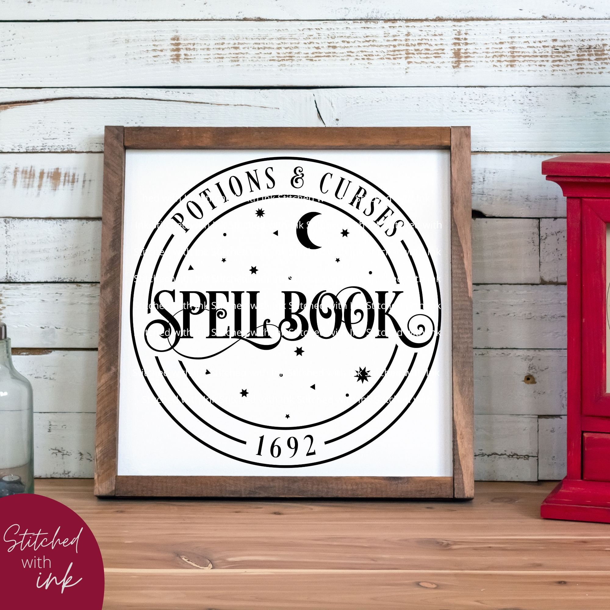 Spell Book SVG Witchcraft Svg Potion Svg Spellbook Svg - Etsy Australia
